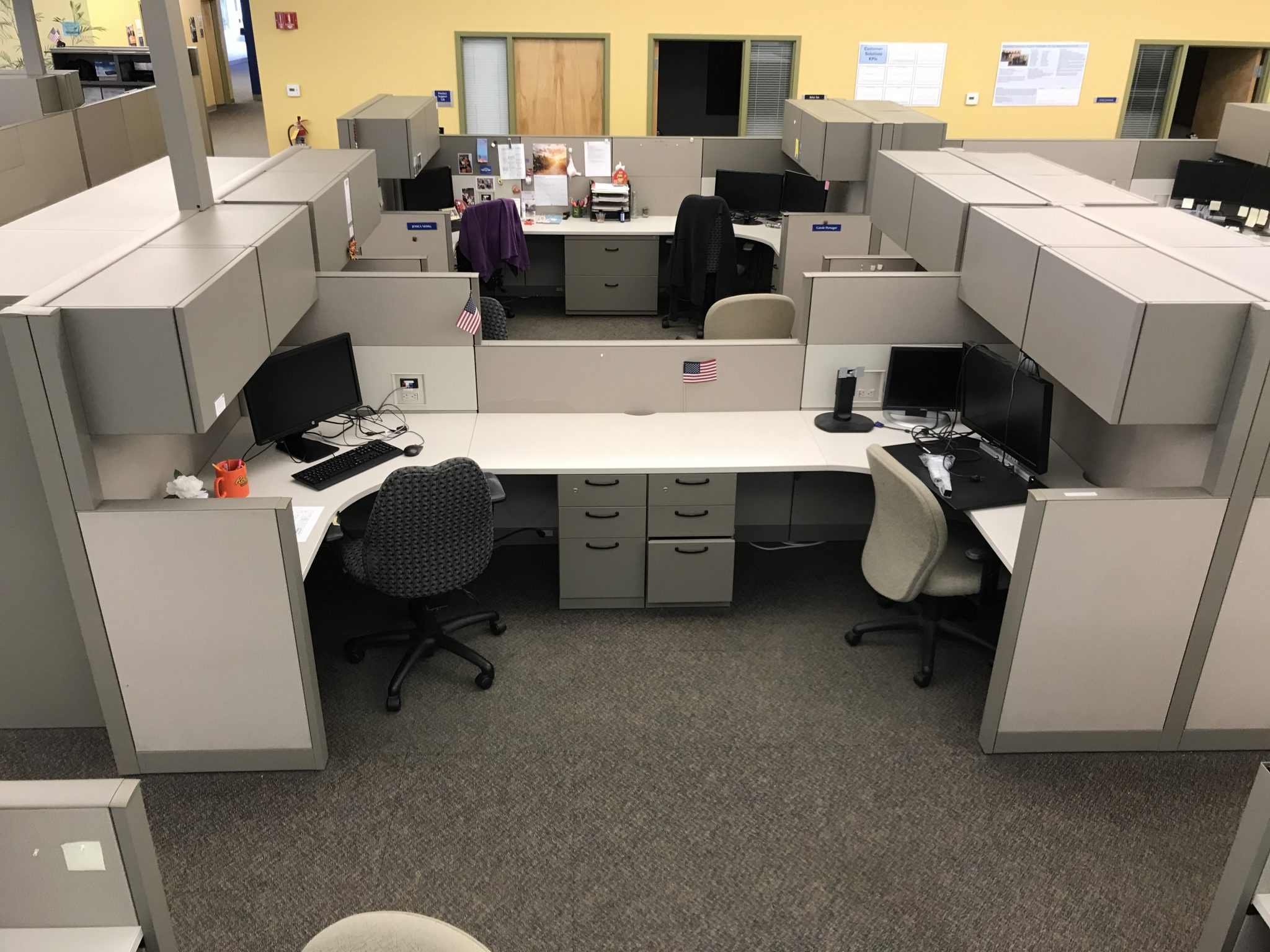 Steelcase Answer 12×5 shared cubicles